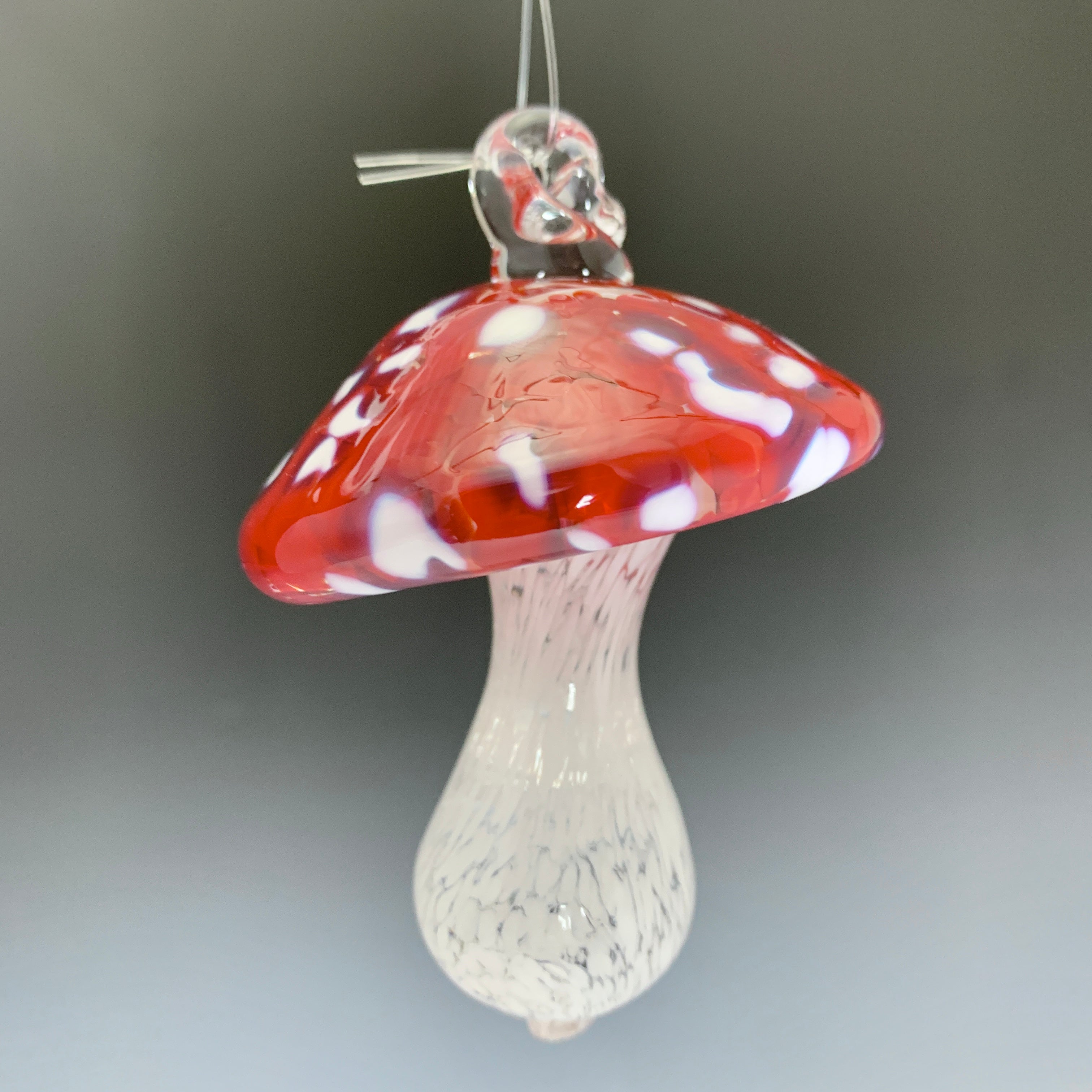 Mushroom Ornament – The Glass Station Studio and Gallery