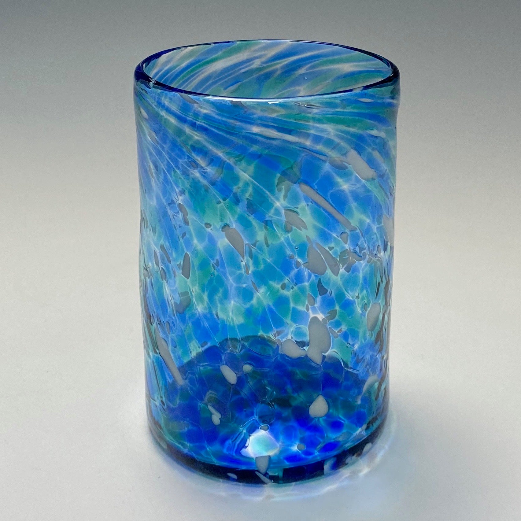 Straight Sided Cup, Hand-Blown Glass – The Glass Station Studio and Gallery